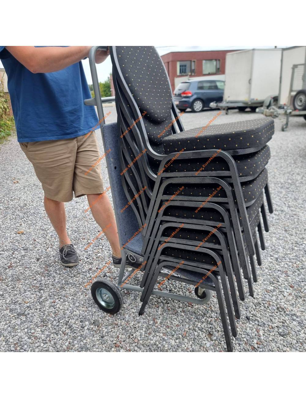 Small transport trolley stacking chairs Wellington - Price: 52,81 ...
