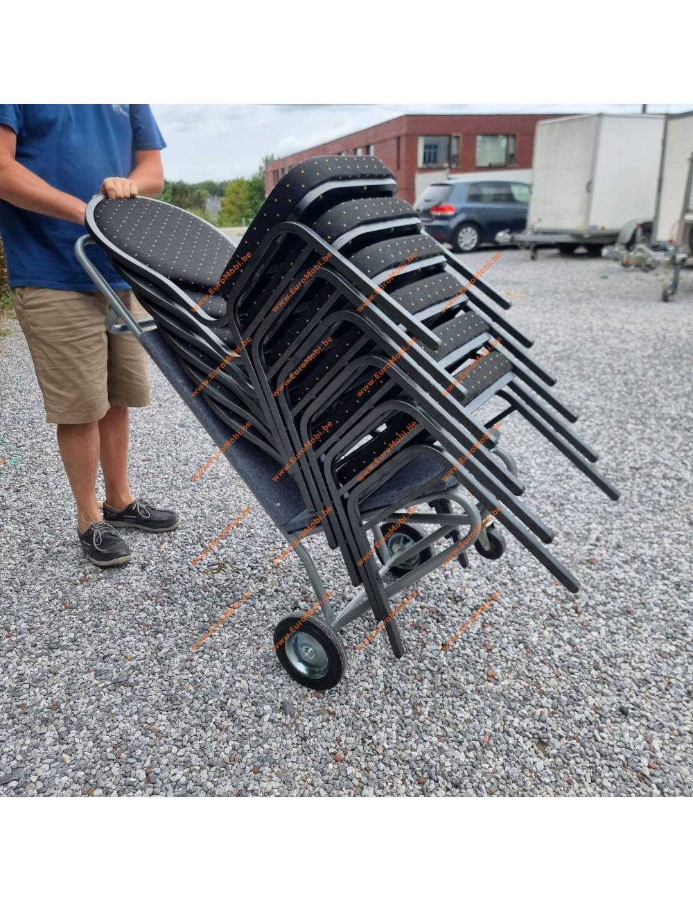 Small transport trolley stacking chairs Wellington - Price: 52,81 ...