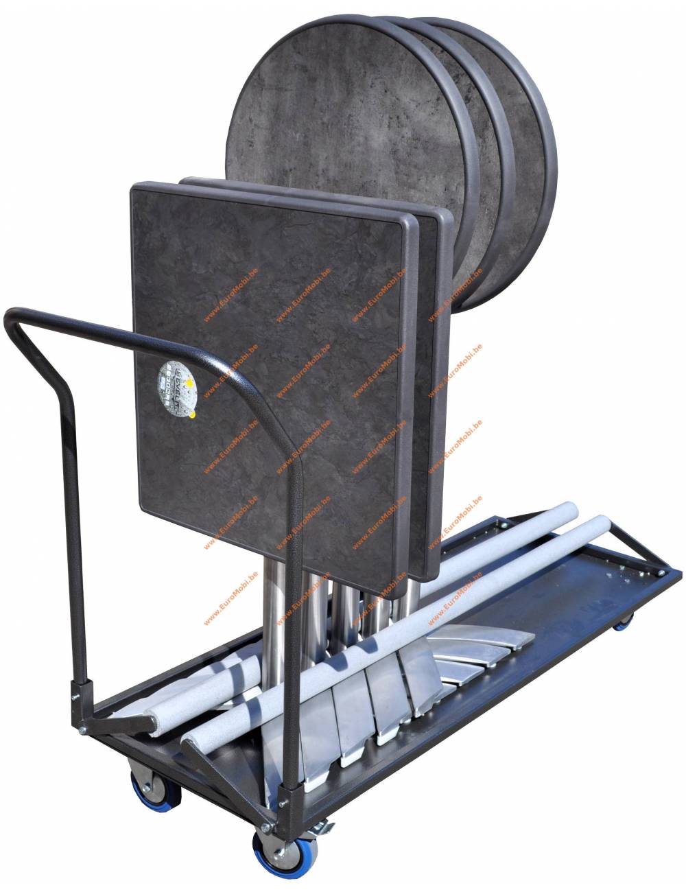 Chariot de transport solide pour mange debout Miroc - Prix: 418,60